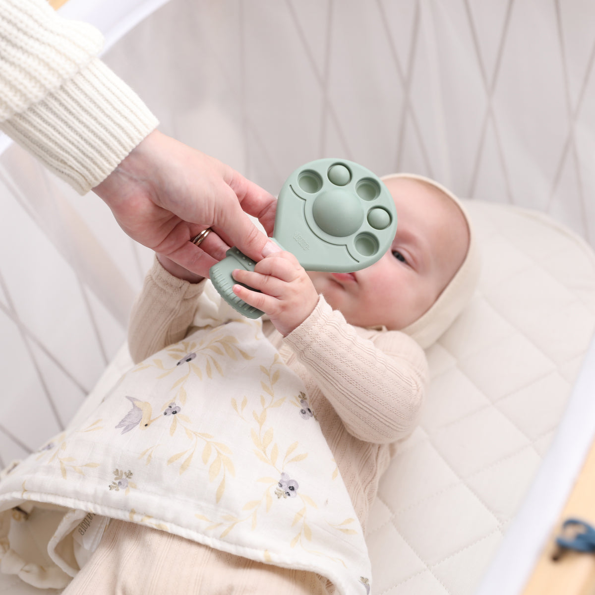 Poppin Rattle Sage- Hot Air Balloon – Adora Baby Gifts