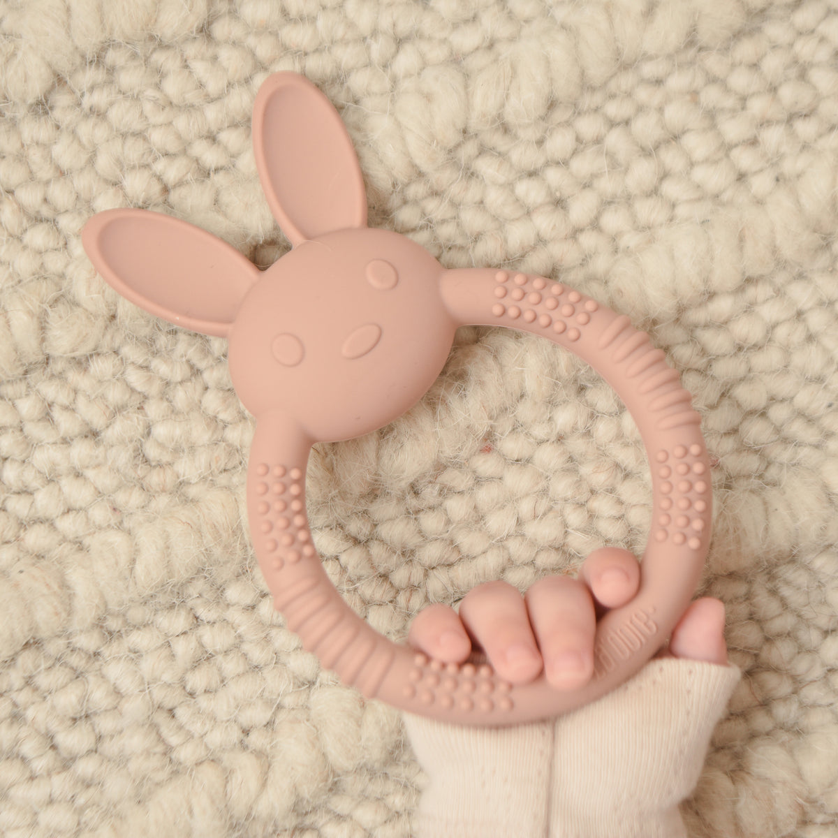 Bebe Bunny Teether - Blush – Adora Baby Gifts