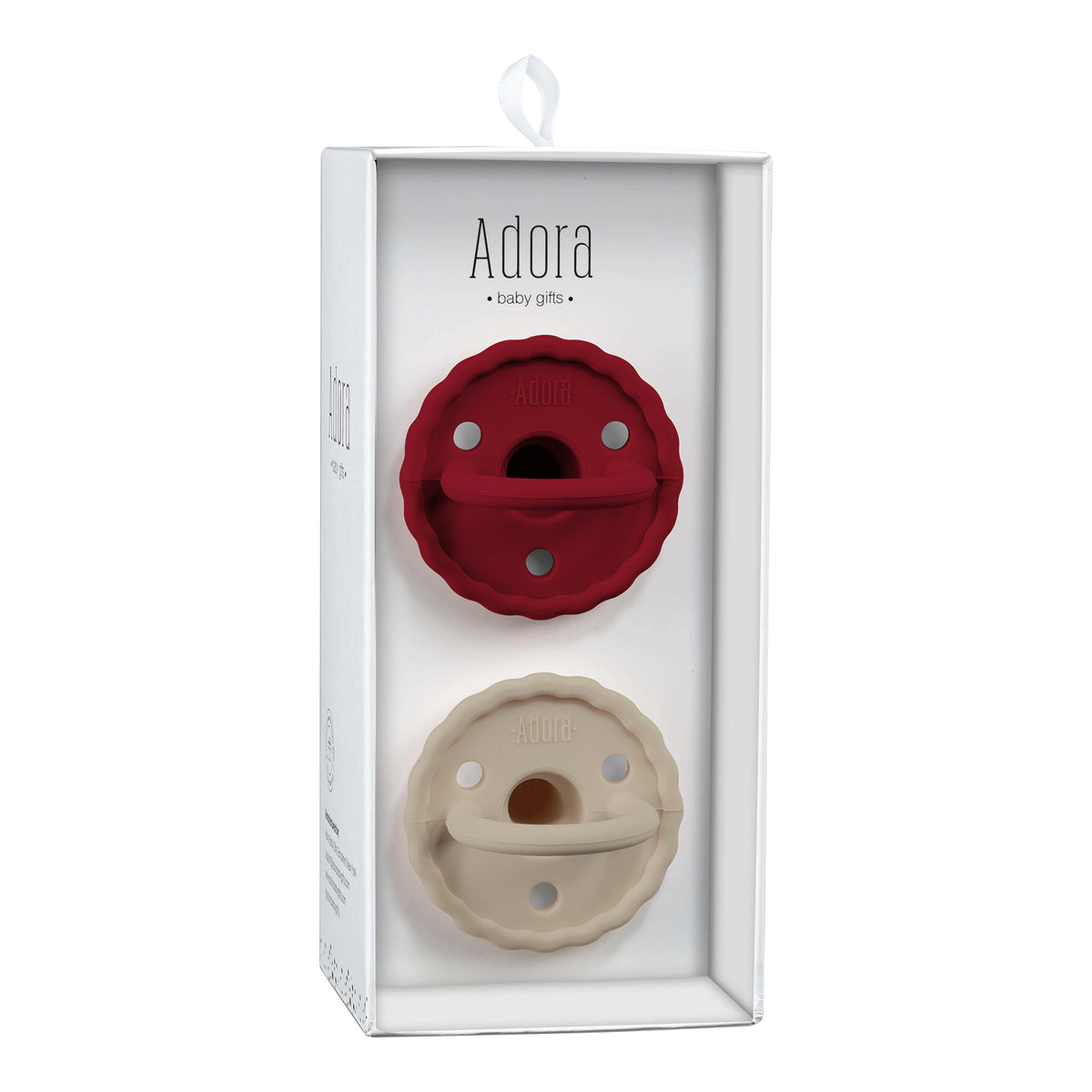 Scarlet Saddle - Pacifier Set – Adora Baby Gifts